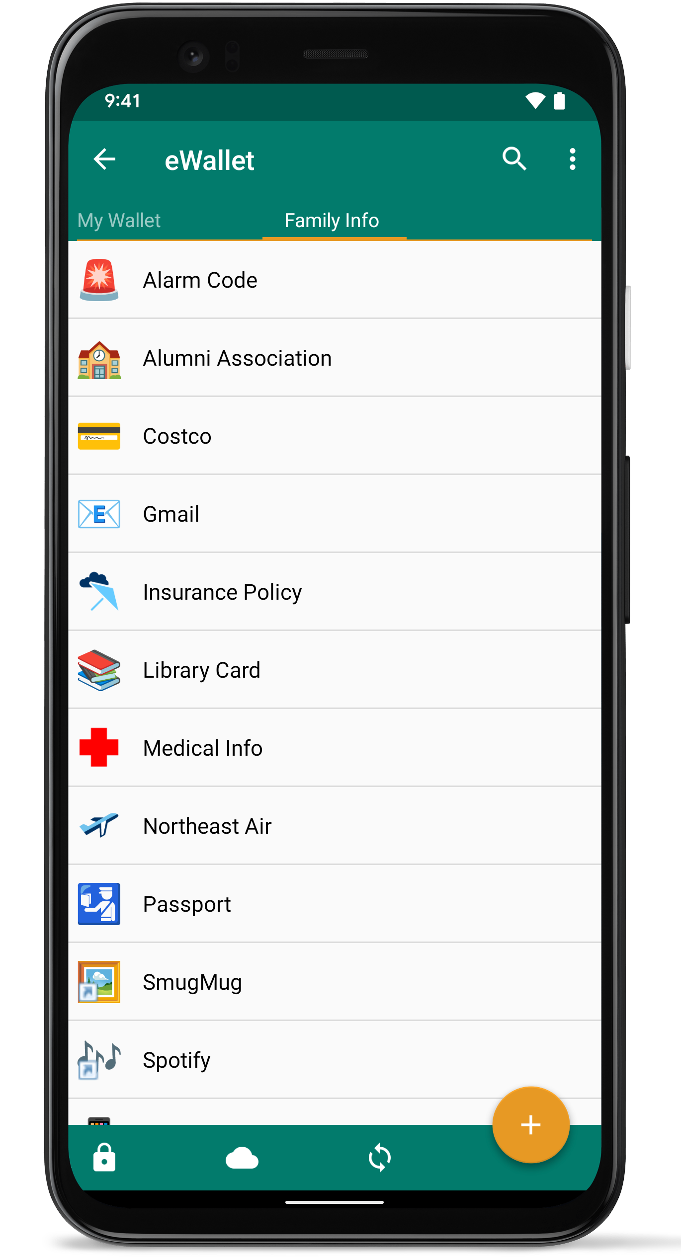 eWallet for Android | Ilium Software