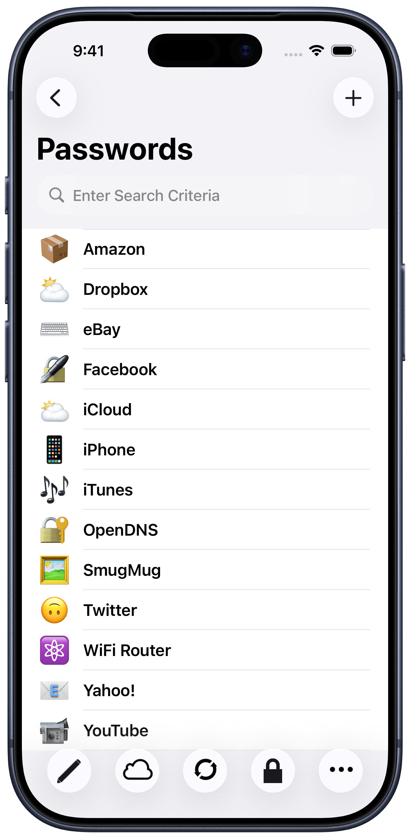 eWallet for iPhone and iPad | Ilium Software
