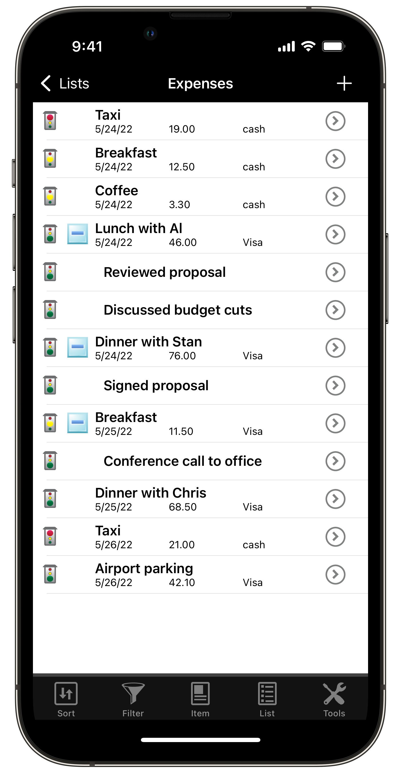 ListPro for iPhone | Ilium Software