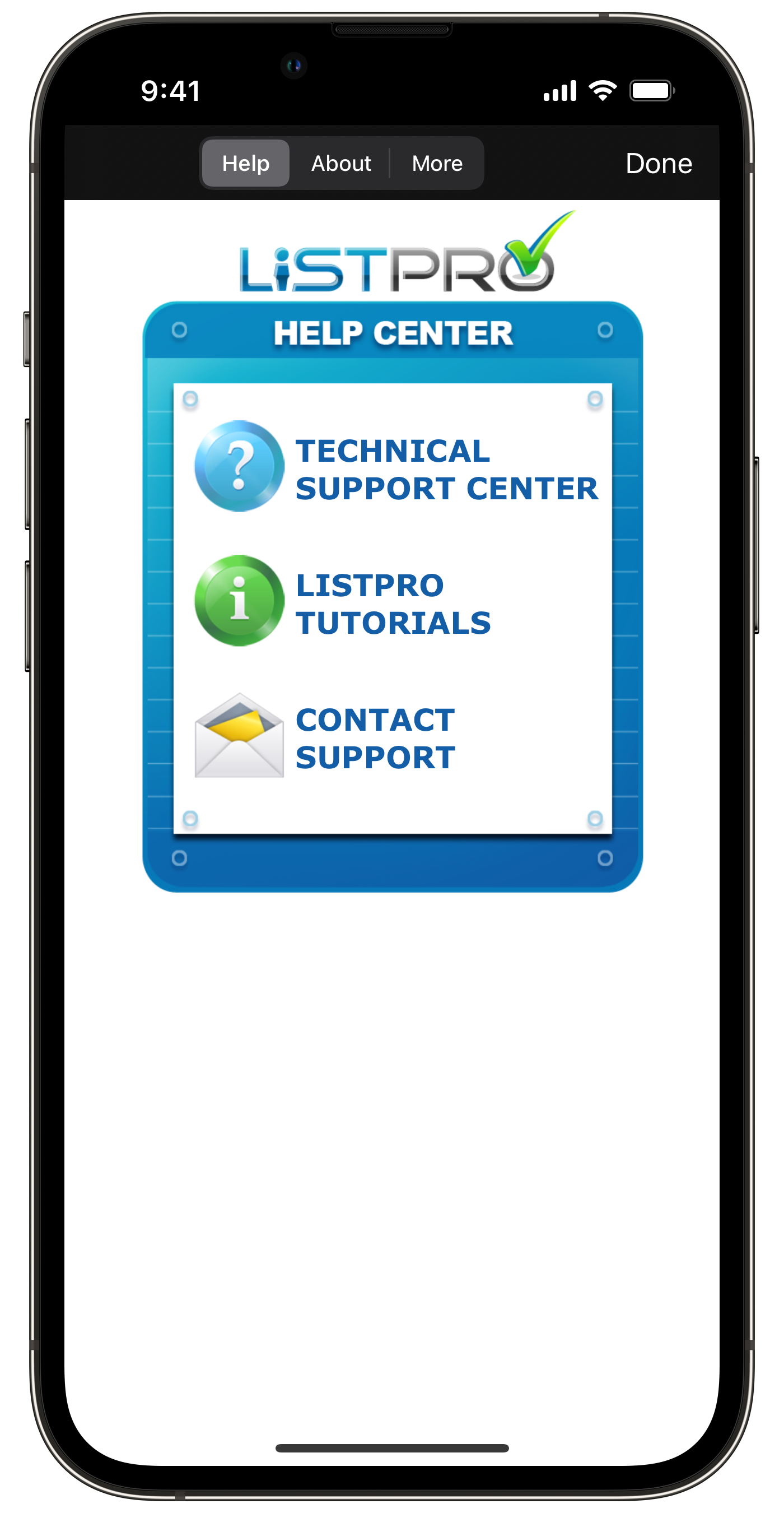 ListPro for iPhone | Ilium Software