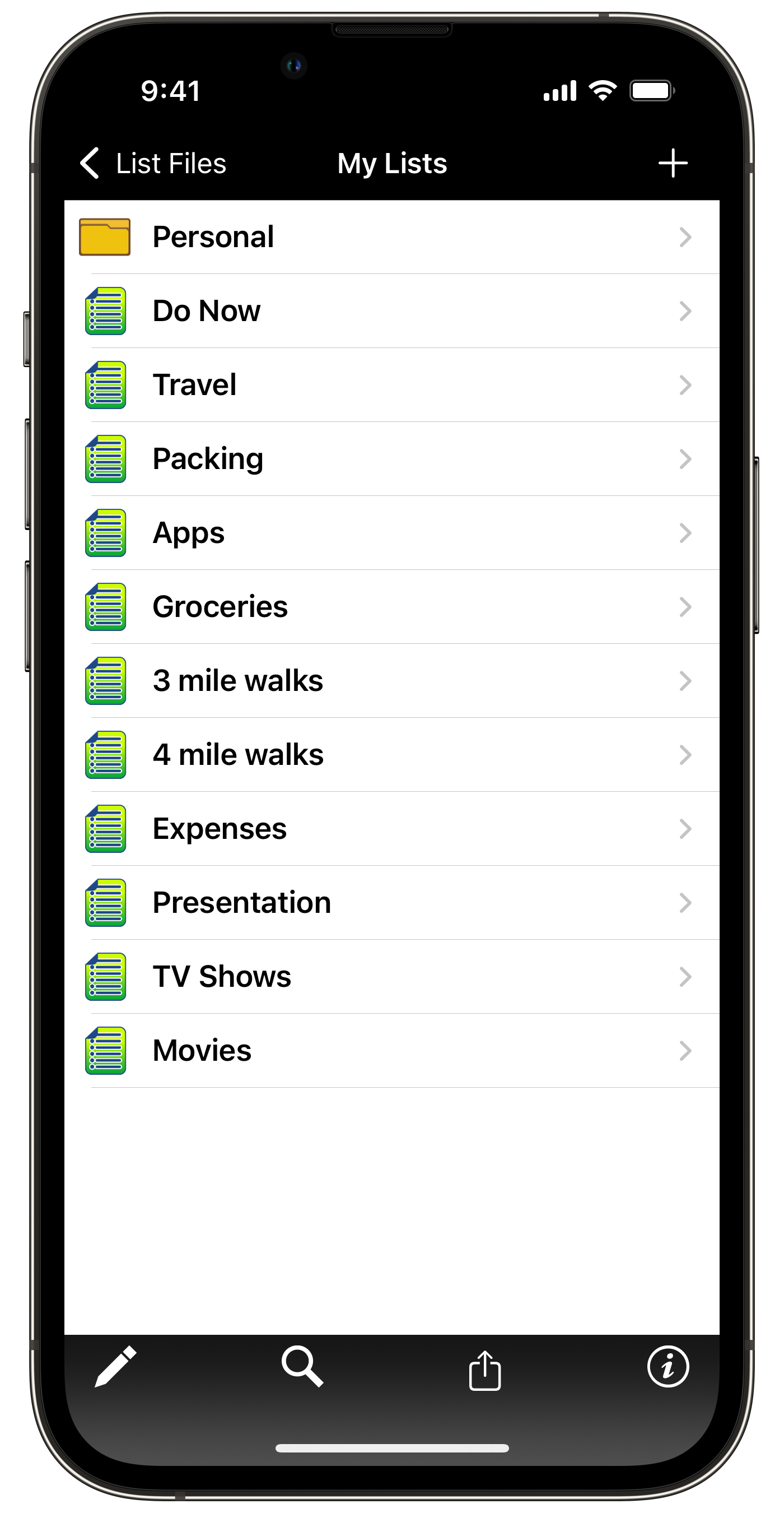 ListPro for iPhone | Ilium Software